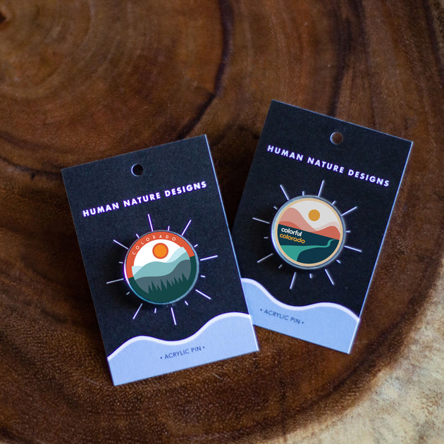 Shop Acrylic Pins & Keychains at Human Nature Designs